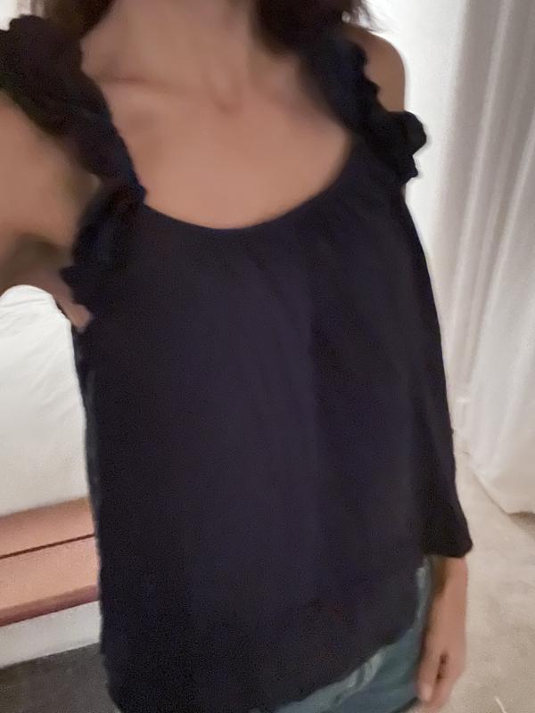 On 34th Women's Printed Ruffle-Strap Swingy Tank, Created for Macy's ...