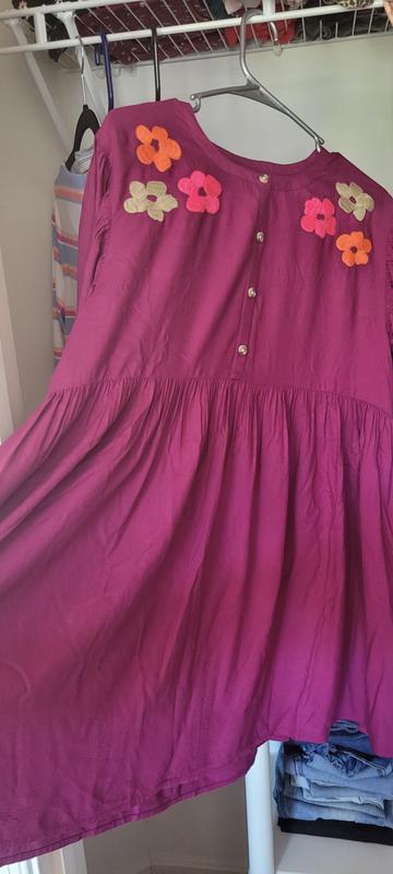 Epic Threads Girls Funky Flowers Embroidered Dress, Created for Macy's ...