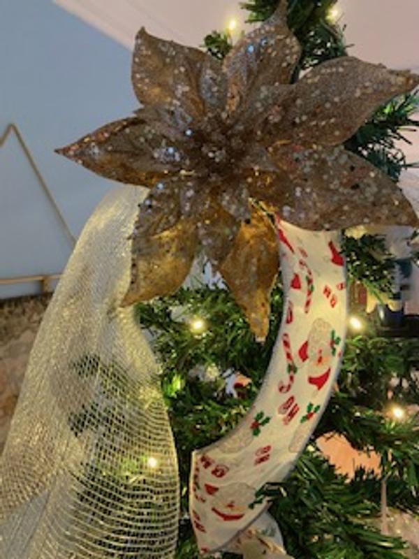 Holiday Lane Spiced Cider Flower Ornament, Created for Macy's - Macy's