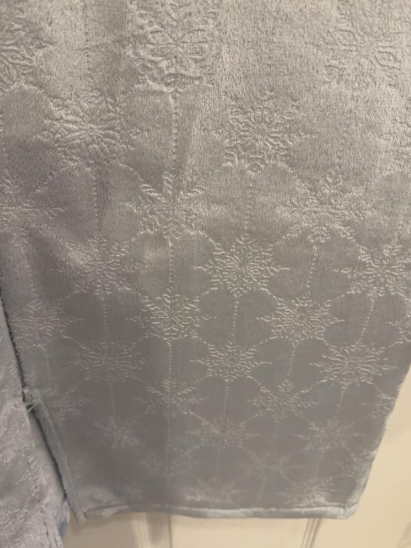 Charter Club Women's Long Snowflake Embossed Zip-Front Robe, Created ...