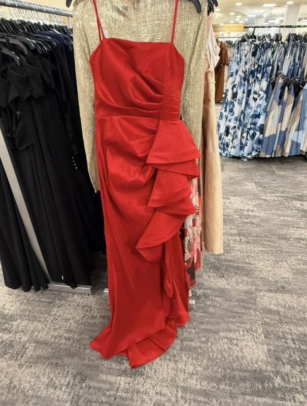 Betsy & Adam Women's Long Stretch Strapless Gown - Macy's