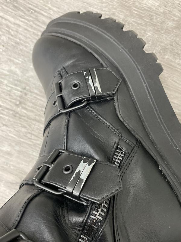 GUESS Women's Valicia Lug Sold Buckle Boots - Macy's