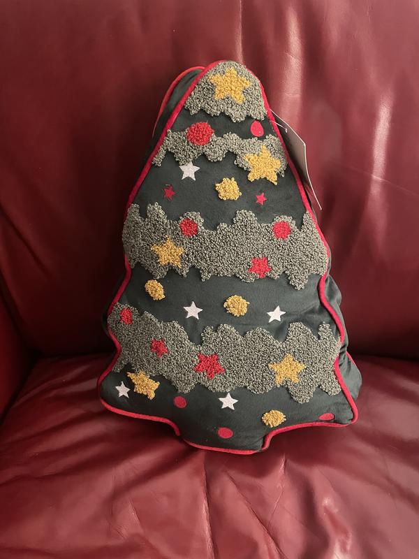 Evergreen Ivy Christmas Tree Decorative Pillow, 16" x 11" - Macy's