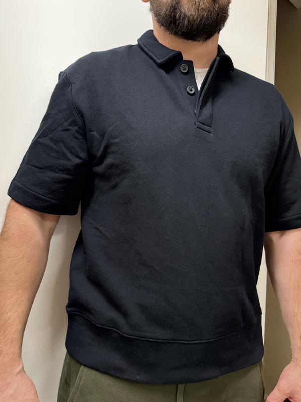 Mode of One Men's Relaxed-Fit French Terry Polo, Created for Macy's ...