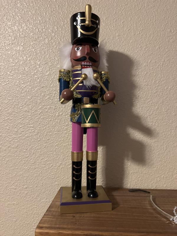 Holiday Lane Jewel Tones African American Drummer Nutcracker, Created ...
