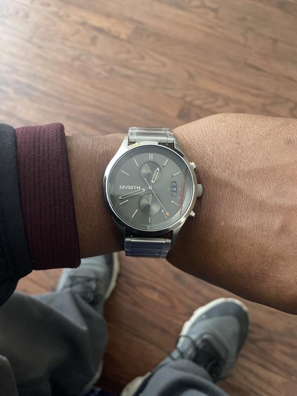 MVMT Men's Havoc Stainless Steel Bracelet Watch 44mm - Macy's