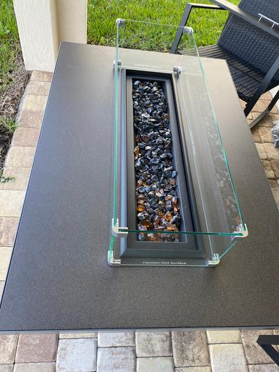 Cal Sil Rectangle Fire Pit Table - Macy's