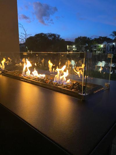 Cal Sil Rectangle Fire Pit Table - Macy's