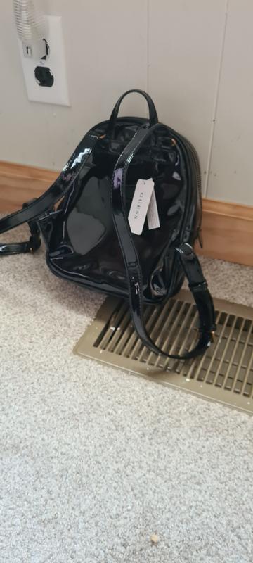 GUESS House Party Small Patent Backpack - Macy's