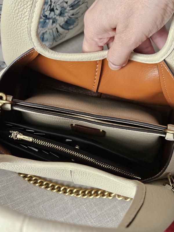 COACH Lana 23 Pebbled Leather Shoulder Bag | Bloomingdale's