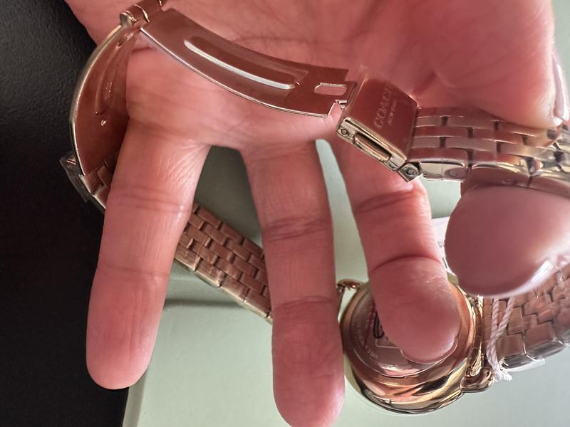 COACH Women's Elliot Gold-Tone Stainless Steel Bracelet Watch 36mm - Macy's