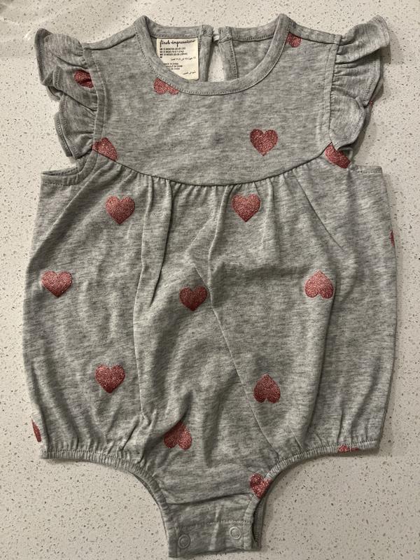 First Impressions Baby Girls Heart Sunsuit, Created for Macy's - Macy's