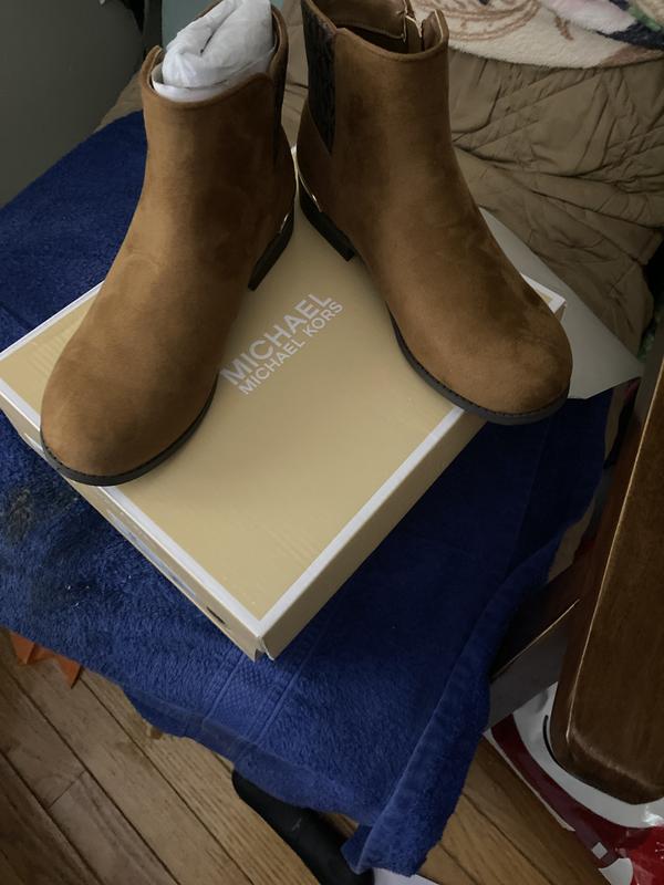 Michael Kors Big Girls Emma Theodora Logo Print Detail Bootie - Macy's