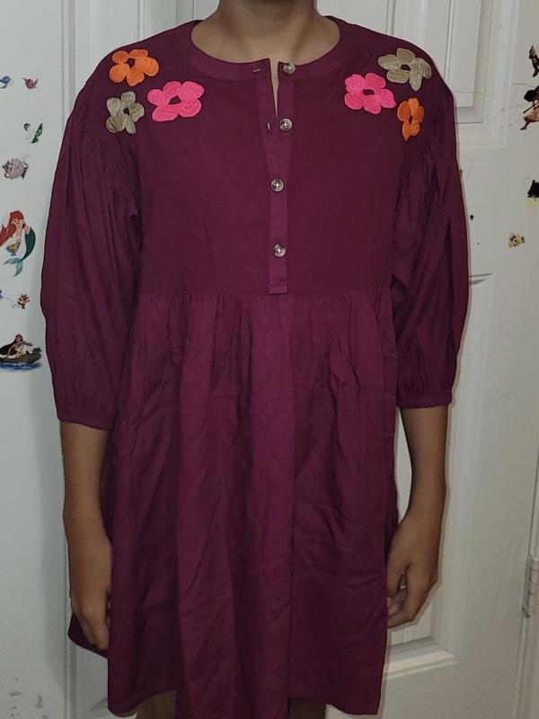 Epic Threads Girls Funky Flowers Embroidered Dress, Created for Macy's ...