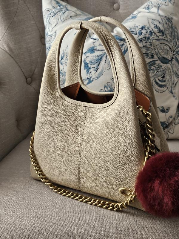 COACH Lana 23 Pebbled Leather Shoulder Bag | Bloomingdale's