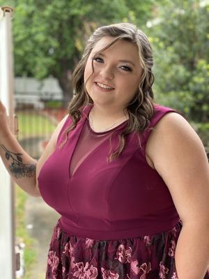 Morgan & Company Trendy Plus Size Embroidered Gown - Macy's
