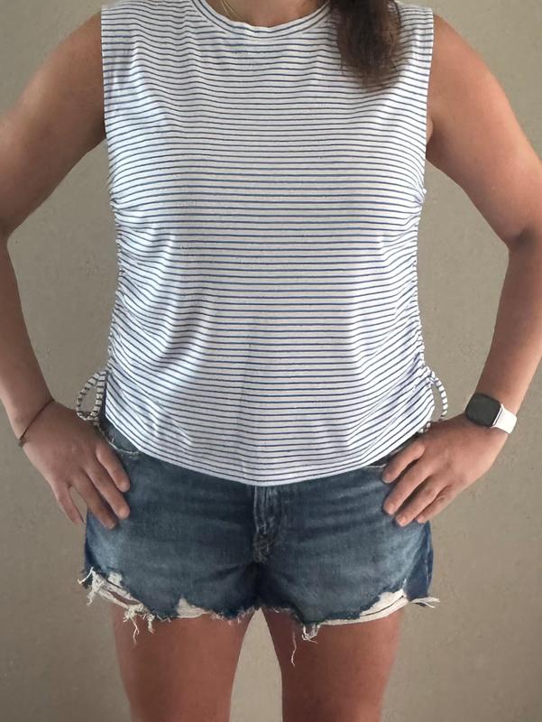 On 34th Women's Side-Cinched Muscle Tank, Created for Macy's - Macy's