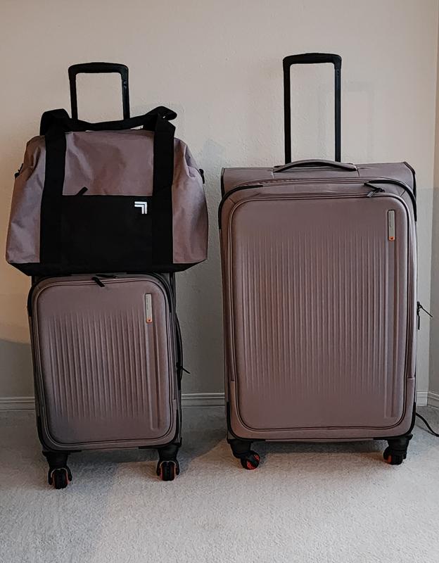 Sharper Image Travel Eva Molded 5 Piece Softside Luggage Set - Macy's