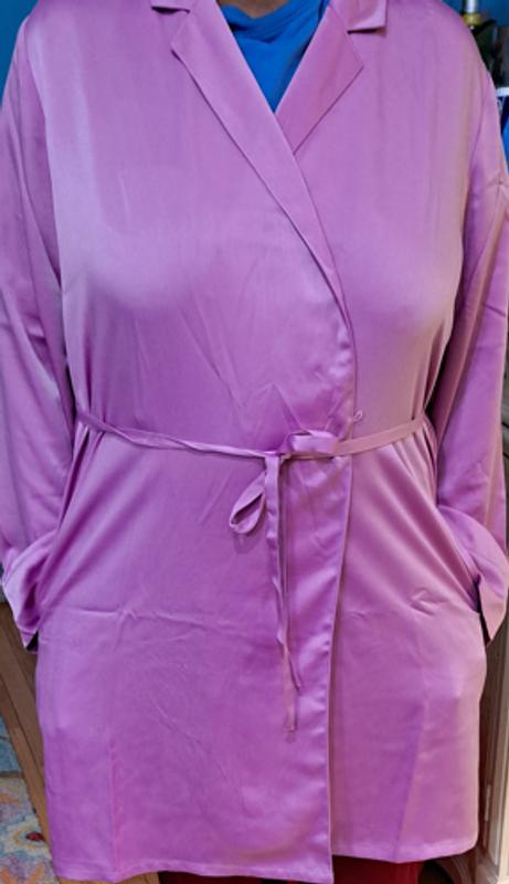 State of Day Women's Crepe de Chine Self-Tie Robe, Created for Macy's ...