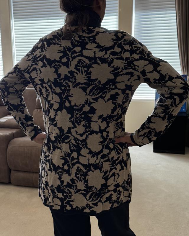 JM Collection Women's Printed Open-Front Cardigan - Macy's