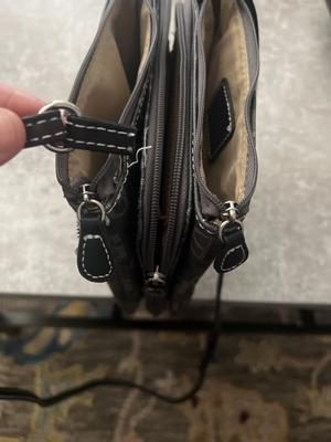 Giani Bernini Two-Tone Dasher Signature Crossbody, Created for Macy's ...