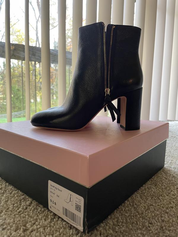 kate spade new york Women's Knott Zip High Heel Booties | Bloomingdale's