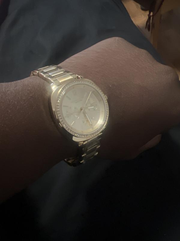 COACH Women's Kitt Gold-Tone Stainless Steel Bracelet Watch 34mm - Macy's