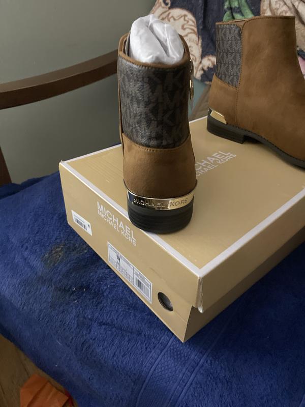 Michael Kors Big Girls Emma Theodora Logo Print Detail Bootie - Macy's