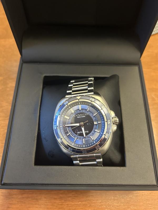 COACH Charter Automatic Watch, 45mm | Bloomingdale's