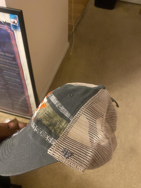 Men's '47 Brand Charcoal Houston Astros 2022 World Series Clean Up Trucker Adjustable Snapback ...