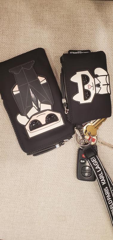 Karl Lagerfeld Paris 2-in-1 Pouch Lanyard - Macy's