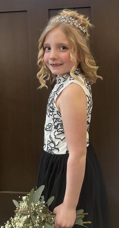 Speechless Big Girls Glitter Floral Maxi Social Dress - Macy's