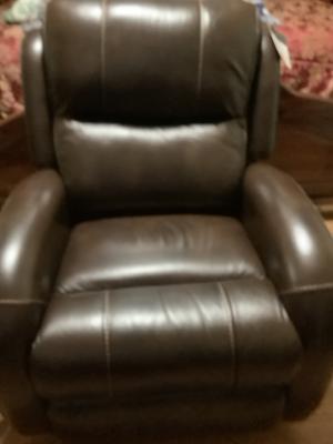 Furniture Leiston Leather Dual Power Recliner with USB Power Outlet Macy s