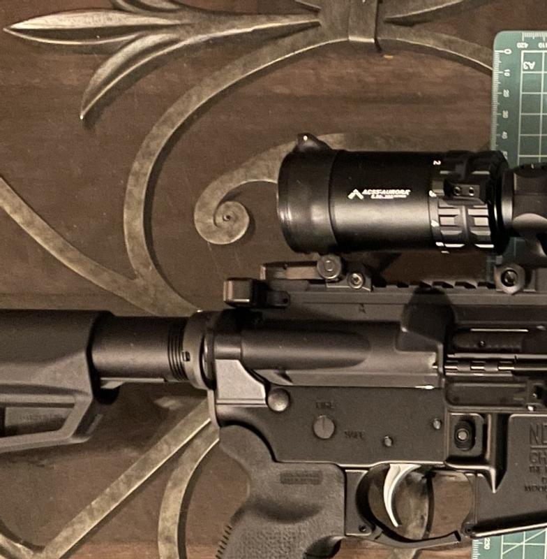 Magpul MBUS Pro Rear Sight for AR-Platforms, QPQ Melonited Steel ...