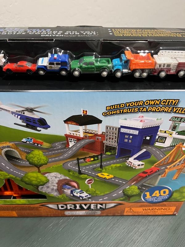 Pocket Build A City Playset with Toy Vehicles DRIVEN