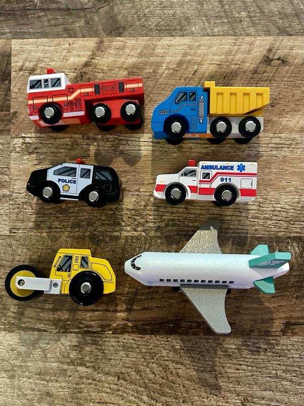 Wooden Vehicles Set 2 Toy Vehicle Set Battat