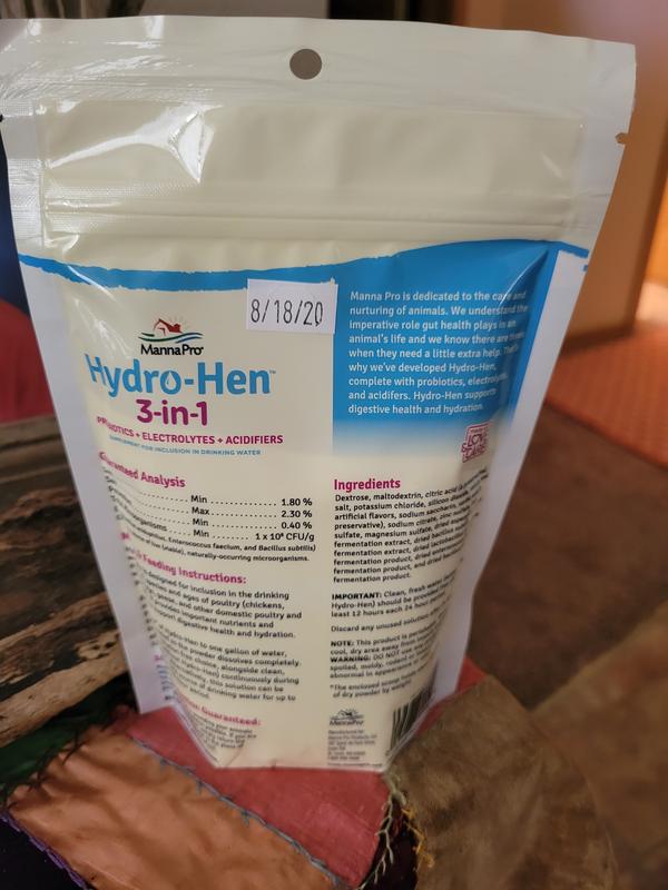 Manna Pro Hydro-Hen 3-in-1 Water Supplement, 8 oz. | Petco