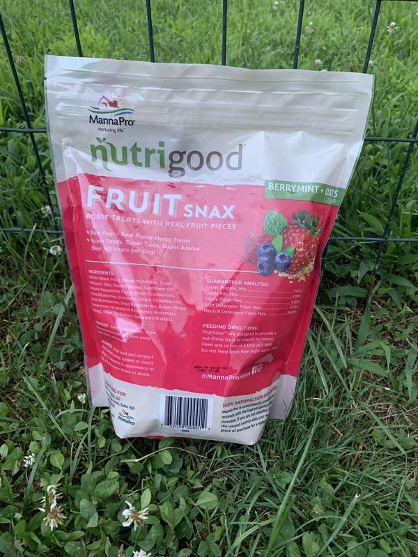 Nutri-Good BerryMint & Oats Flavor FruitSnax Horse Treats, 2 lbs. | Petco