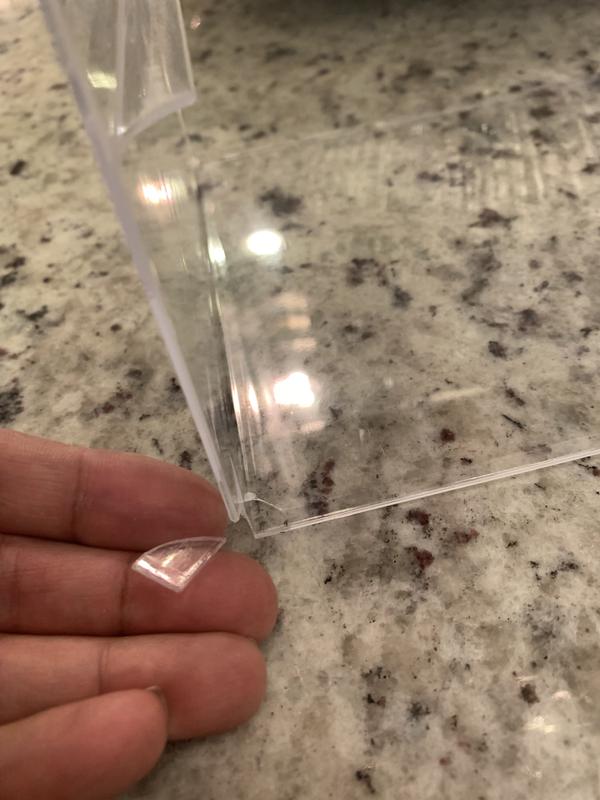 mDesign Plastic Tea Bag Caddy Box Storage Container Organizer - Clear ...