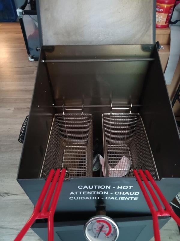 King Kooker 34-Quart Dual Zone Deep Fryer in the Deep Fryers department ...
