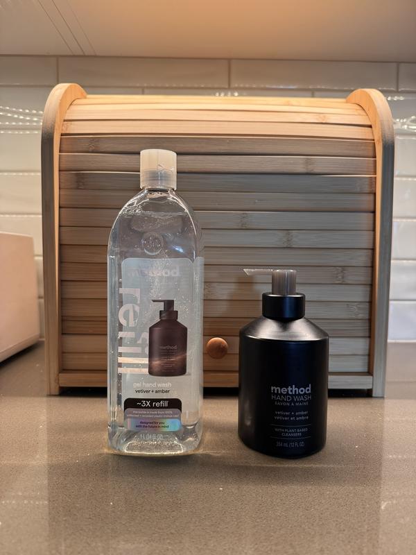 method VetiverandAmber Scent Gel Hand Wash 34 oz Case of 4 at Lowes.com