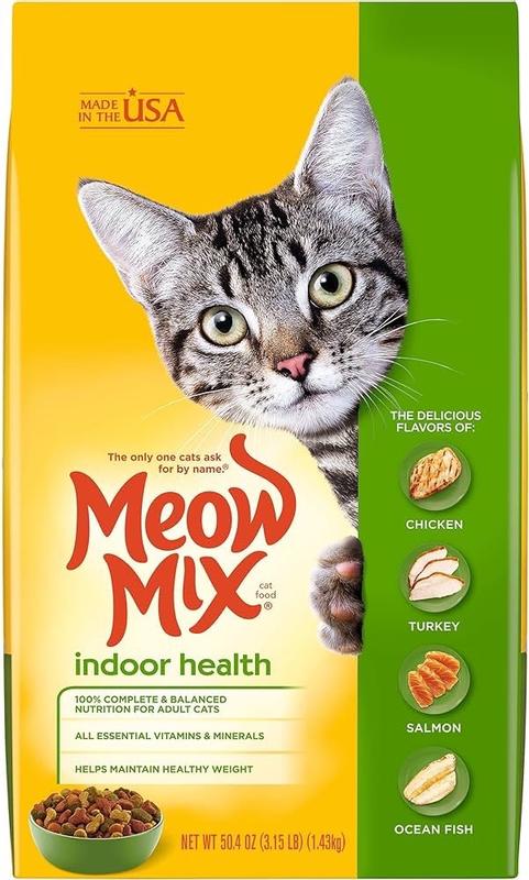 Meow Mix Indoor Health Cat Food, 6.3 lbs. | Petco