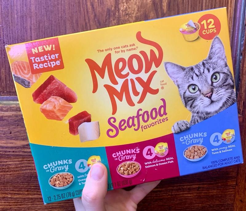 Meow Mix Seafood Morsels Variety Pack Wet Cat Food 2.75 oz