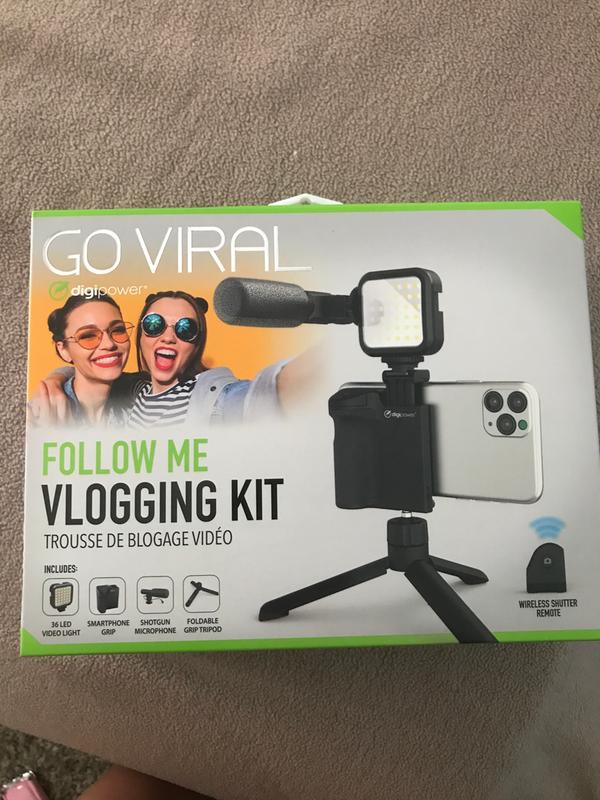 Digipower Follow Me Vlogging Kit With Wireless Handheld Grip DPS VLG4 ...