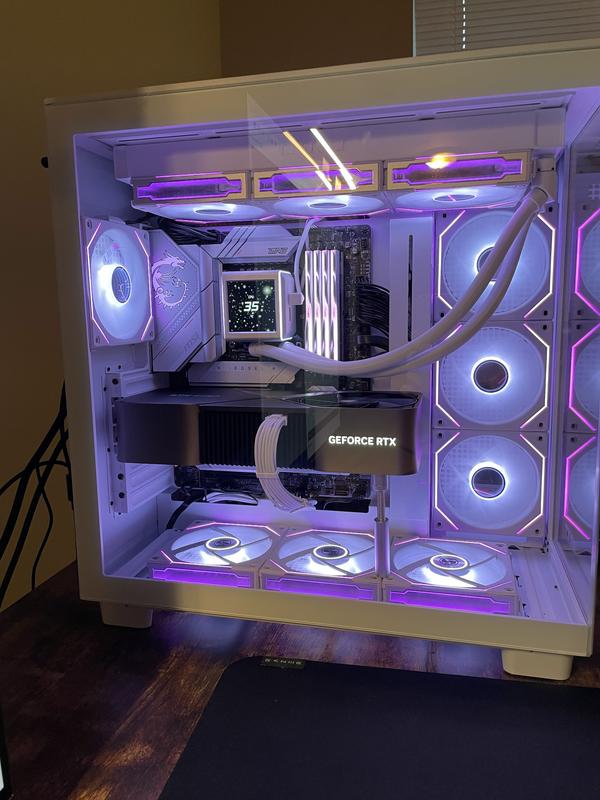 NZXT H9 Flow Tempered Glass ATX Mid-Tower Computer Case NZXT H9 Flow Tempered Glass ATX Mid-Tower Computer Case