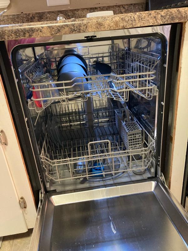 Midea 24-in Front Control Built-in Dishwasher ( White ) , 52-Decibel in ...