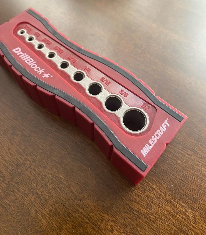 Milescraft Drill Guide with 9 Hardened Steel Bushings for Accurate ...