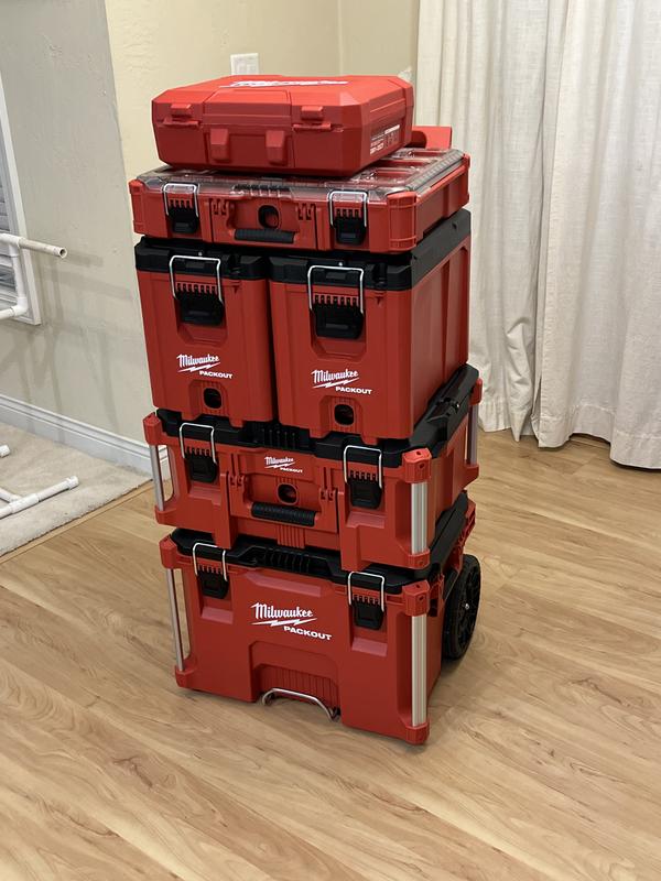 Pack Out Toolbox Milwaukee 48-22-8422 Packout™ Compact Tool Box Impact ...