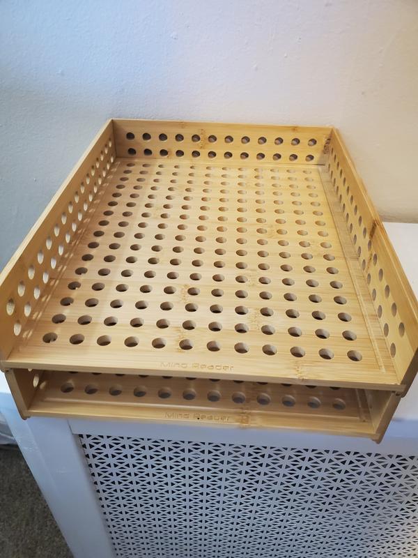 Mind Reader Lattice Collection, Paper Tray, Set of 2, Office, Rayon ...