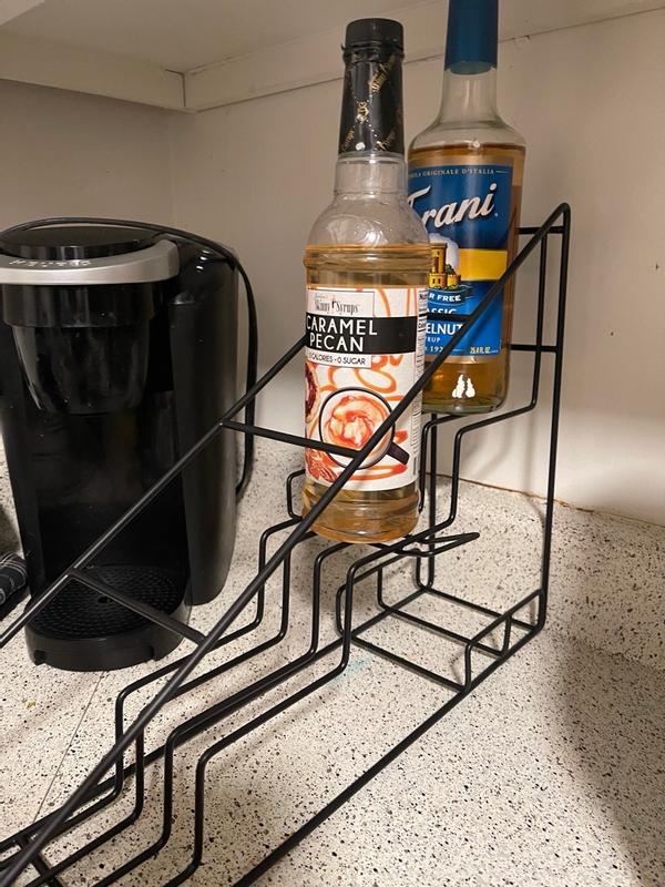 Mind Reader Four Compartment Bottle Holder, Black - Macy's